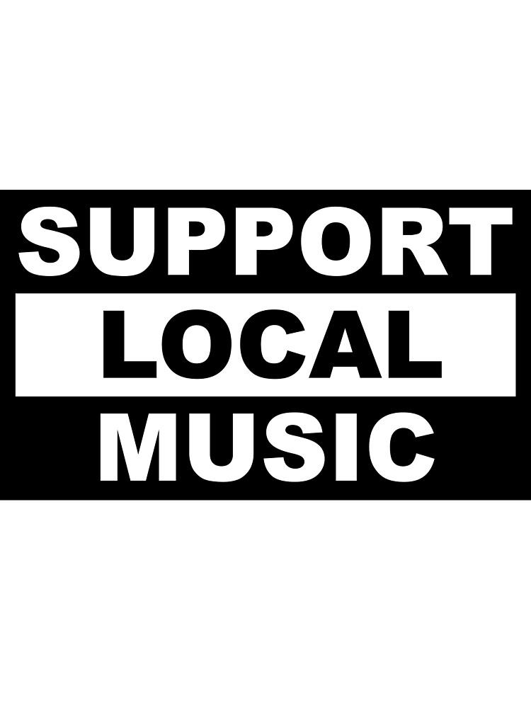 "Support Local Music" Canvas Print by marissaleighxo | Redbubble