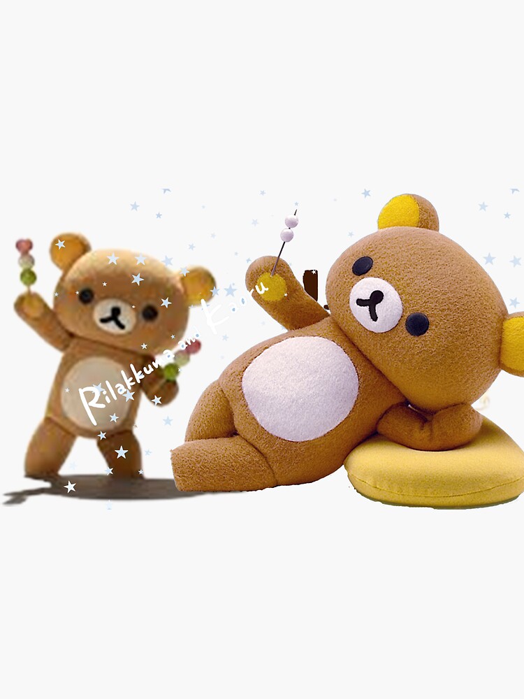 "Rilakkuma-Rilakkuma's-" Sticker for Sale by fouadanime | Redbubble