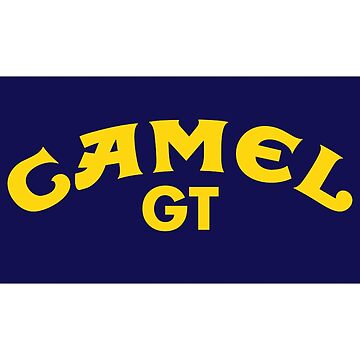 "Camel GT Yellow & Blue" Poster for Sale by darkmonohue | Redbubble