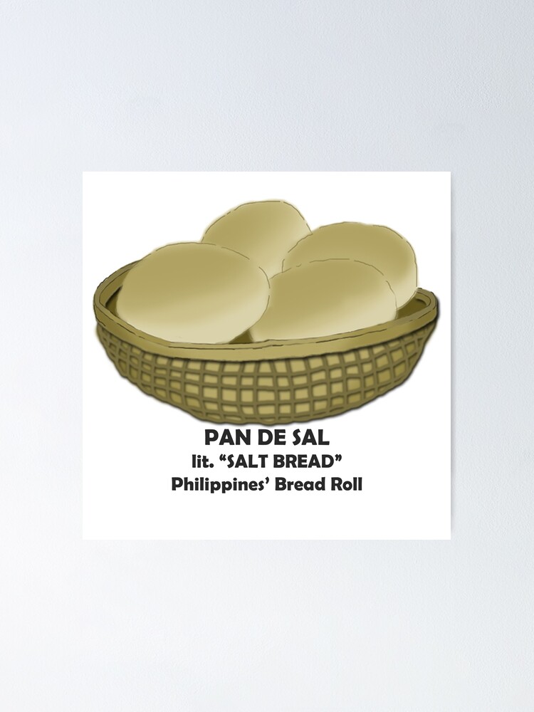 "Doodle art of Pandesal - Philippines' bread roll" Poster for Sale by ...