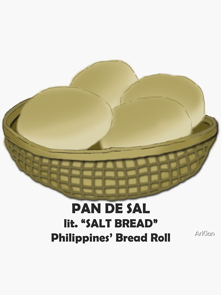 "Doodle art of Pandesal - Philippines' bread roll" Sticker for Sale by ...