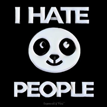 Housse de couette for Sale avec l'œuvre « Je déteste les gens surtout ...