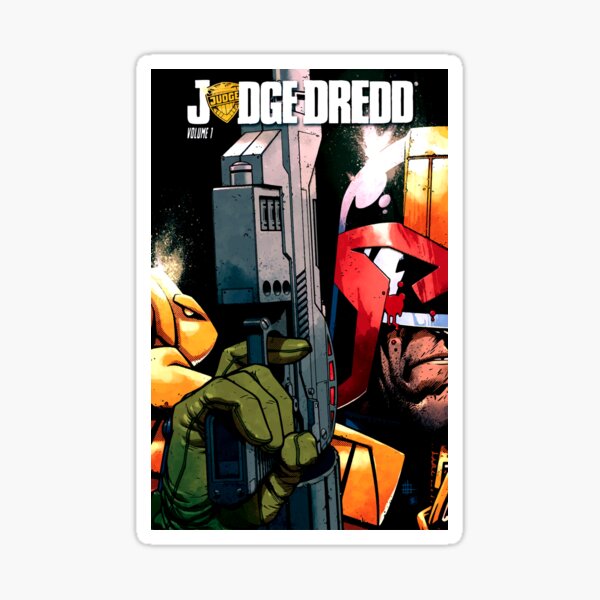"Judge Dredd First Issue" Sticker for Sale by xxXVintageXxx | Redbubble
