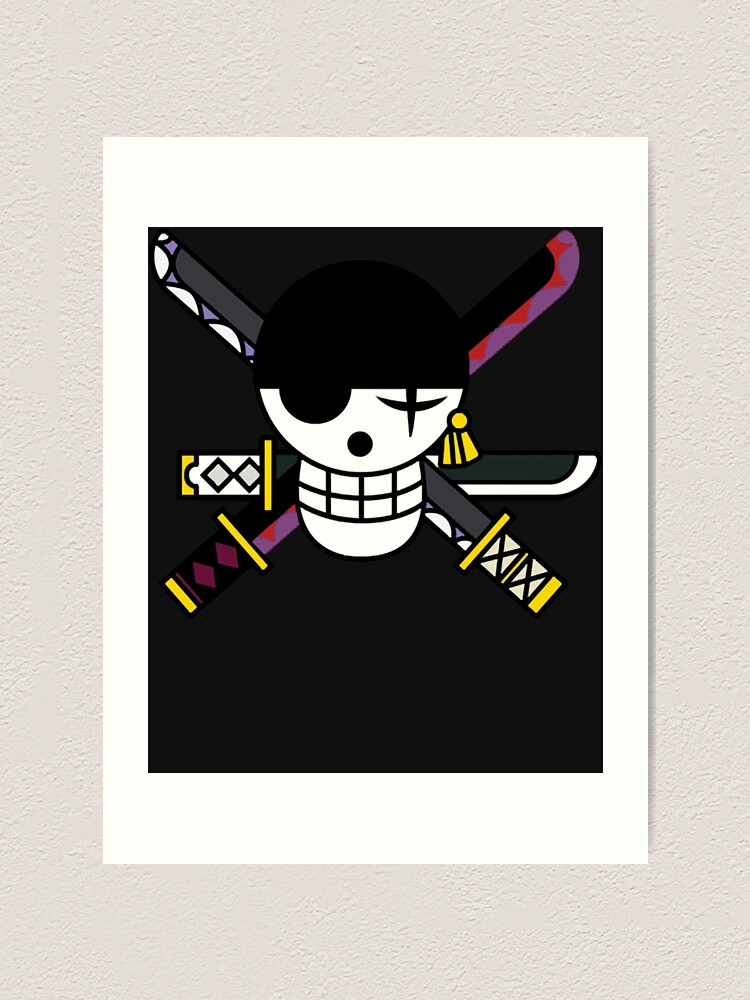 "One piece zoro logo" Art Print for Sale by HelenKirk | Redbubble