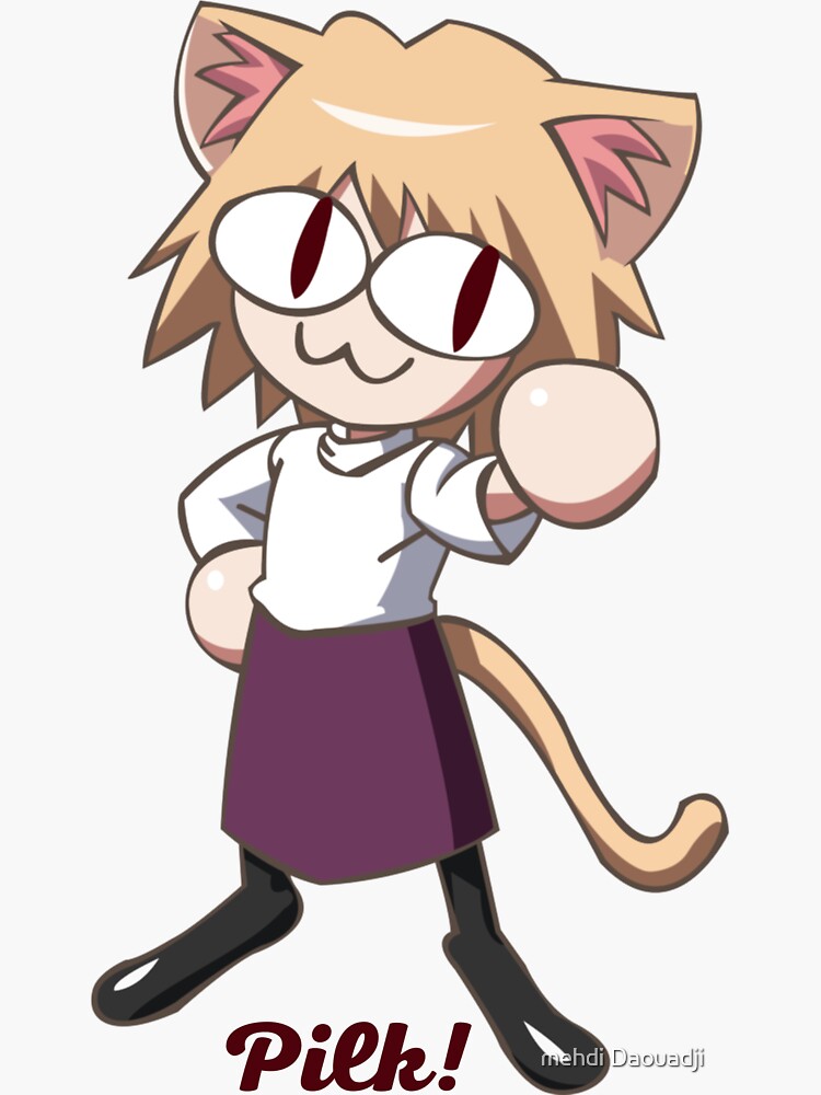 "Neco Arc Pilk ! glossy sticker " Sticker for Sale by mehdi4567 | Redbubble