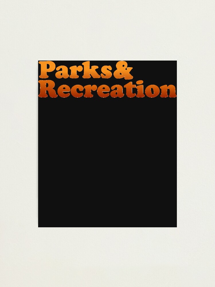 "Parks and rec retro logo" Photographic Print for Sale by BrendanPocs ...