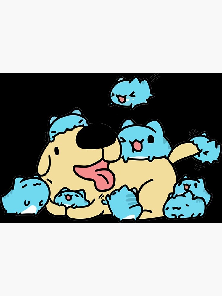 "Bugcat Capoo and funny dog" Poster for Sale by Jonejonez | Redbubble