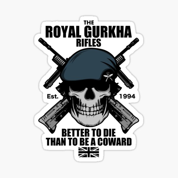 "Royal Gurkha Rifles" Sticker for Sale by StrongVlad | Redbubble
