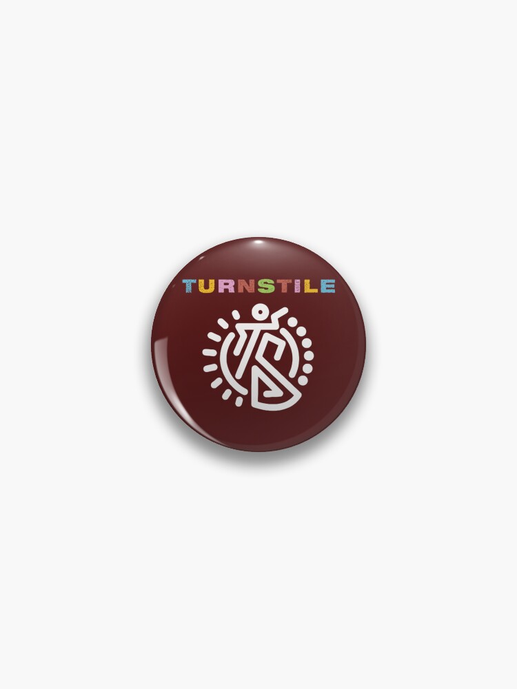 "Band logo Turnstile people " Pin for Sale by Theocardio | Redbubble