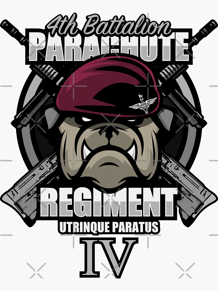 "4 PARA - 4th Battalion Parachute Regiment" Sticker for Sale by ...