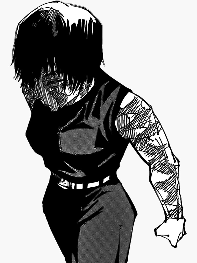 "Maki Zenin Jujutsu Kaisen Manga" Sticker for Sale by IdaChristensen ...