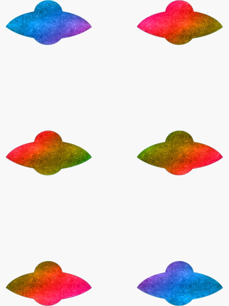 "UFO rainbow - LGBTQ sticker collection" Sticker for Sale by Nimsdesign ...