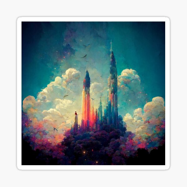 "colorful imagination" Sticker for Sale by Ashokanim111 | Redbubble