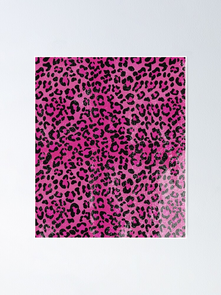 "Cute Pink leopard " Poster for Sale by USAPRIDE22 | Redbubble