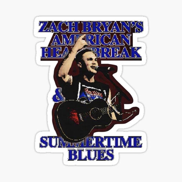 "zach bryan" Sticker for Sale by FrankKnight | Redbubble