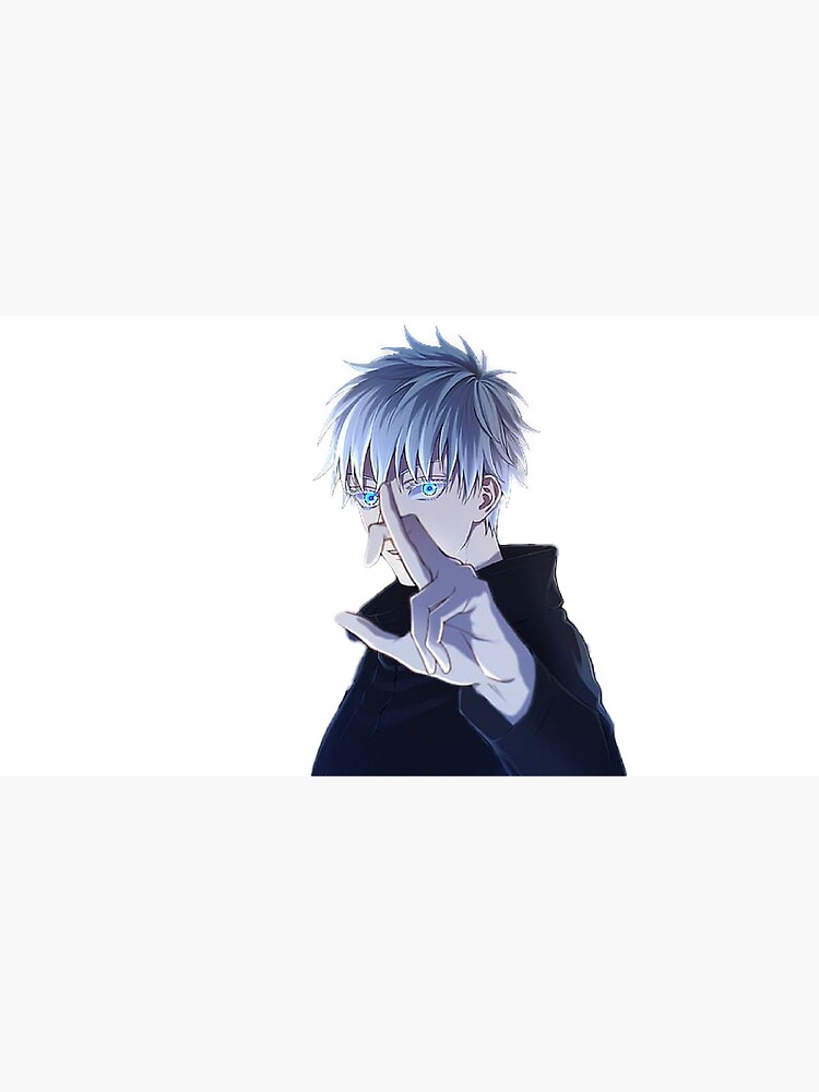 "satoru gojo satWith his famous move-jujutsu kaisen" Art Print for Sale ...