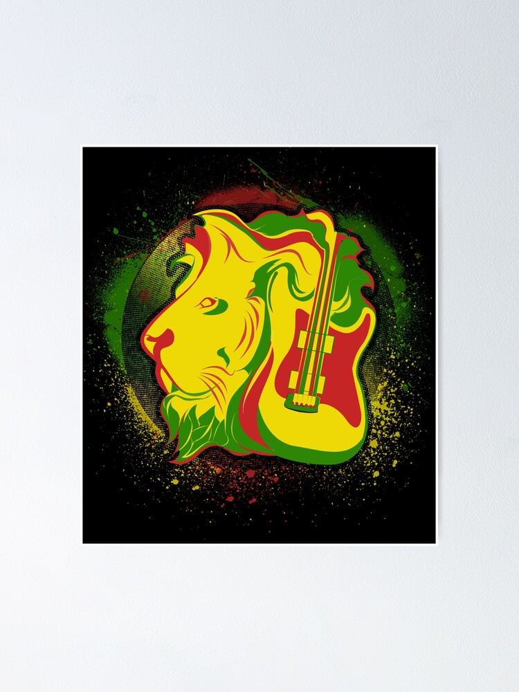 "Reggae Lion " Poster by amodesigns | Redbubble
