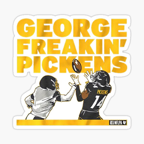 "george football pickens" Sticker for Sale by mziememcd | Redbubble