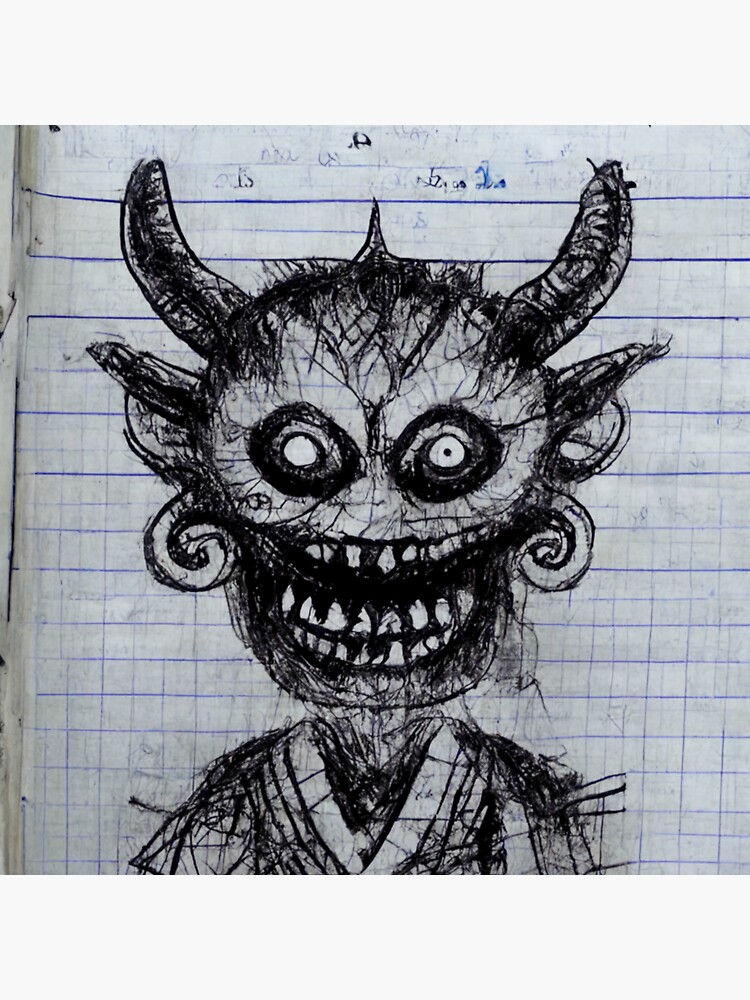 "Back To School Demon 2" Sticker for Sale by AdonisAttires | Redbubble