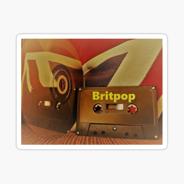 "BRITPOP RULES OK!" Sticker for Sale by fluffystuffy | Redbubble
