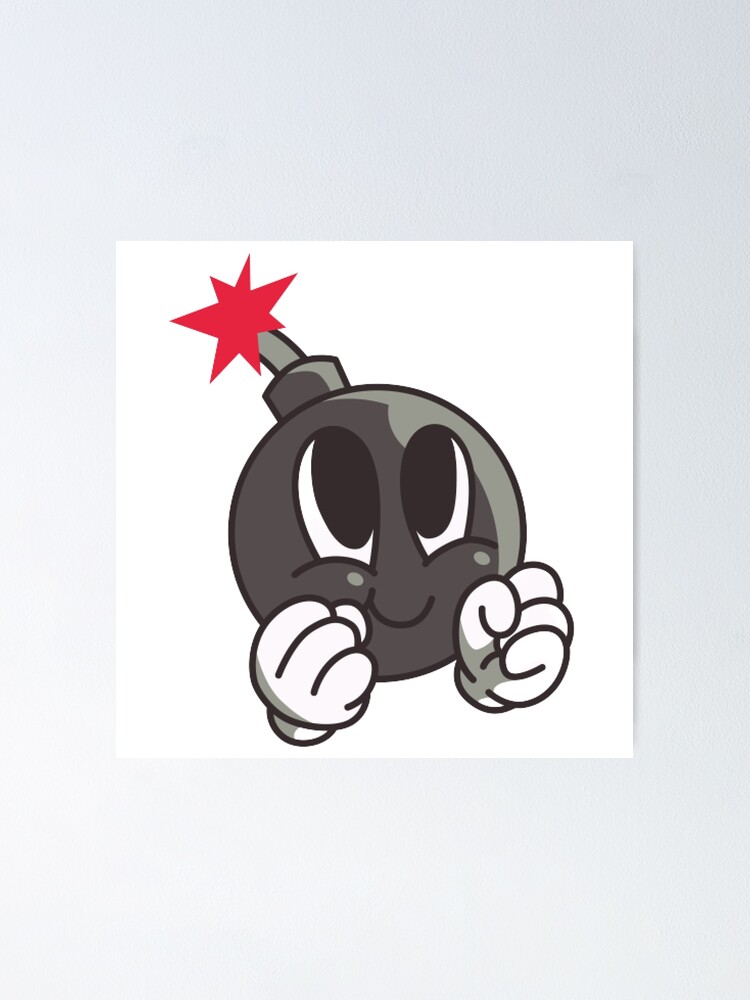 "Cartoon Bomb Emotes" Poster by Casa Barata | Redbubble