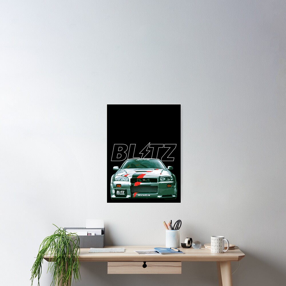 "jdm front blitz GT-R R34 V spec II N1 Skyline BNR34 KV2 Athlete Silver ...
