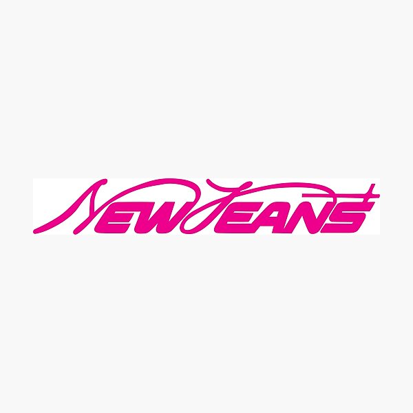 "NewJeans 90s Logo" Photographic Print for Sale by shopnojams | Redbubble