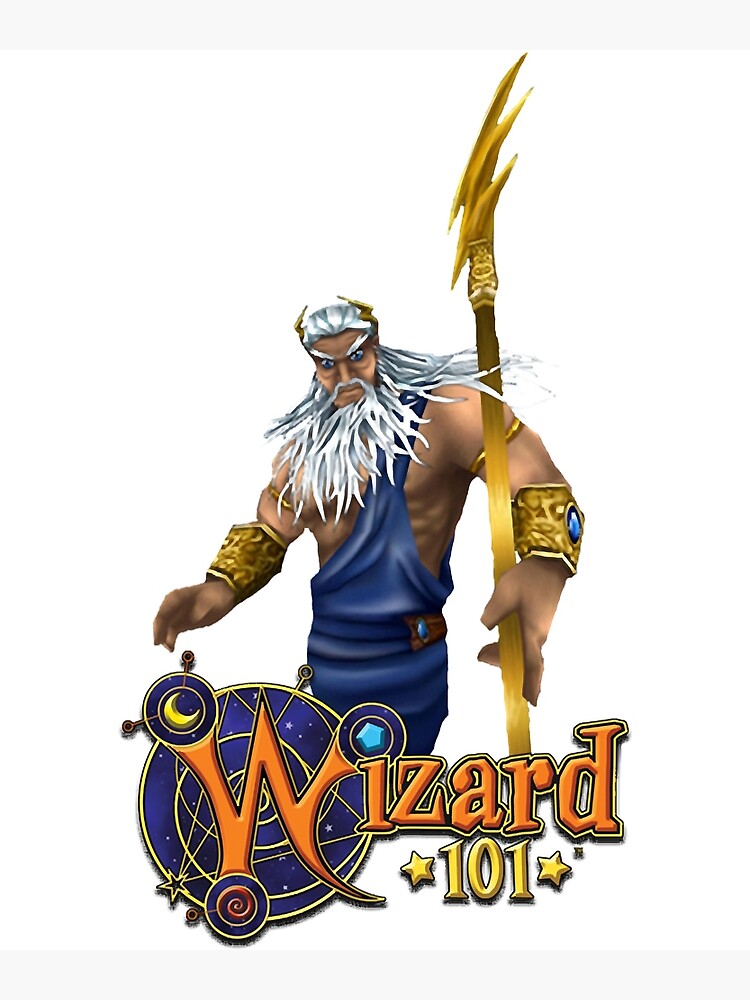 "Wizard101 Zeus gift, Wizard 101 Zeus design " Poster for Sale by ...