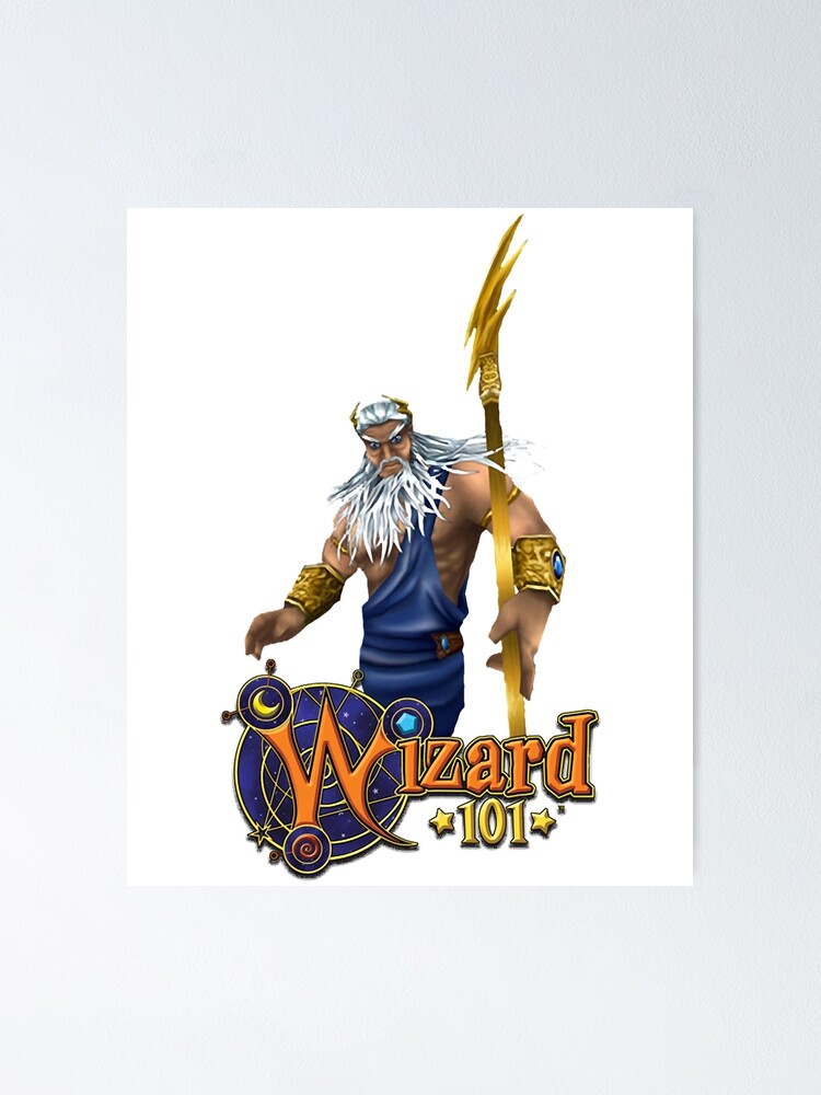 "Wizard101 Zeus gift, Wizard 101 Zeus design " Poster for Sale by ...