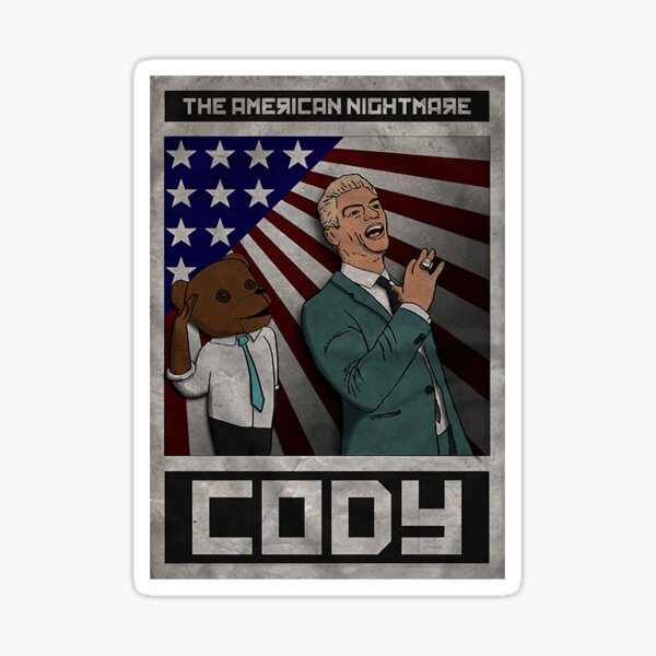 "Believe In Your Cody Rhodes Graphic For Fans" Sticker for Sale by ...