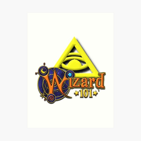 Lámina artística «Regalo de símbolo de mito Wizard101, diseño de ...