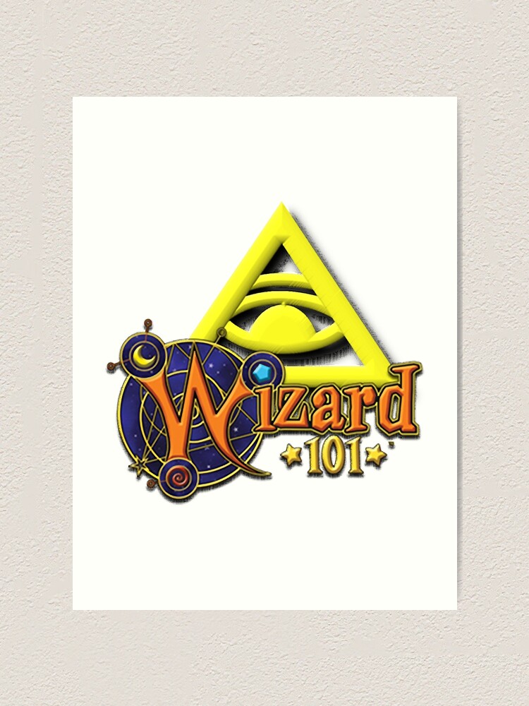 Lámina artística «Regalo de símbolo de mito Wizard101, diseño de ...