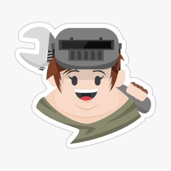 "Ellie" Sticker for Sale by Plateandoatcake | Redbubble