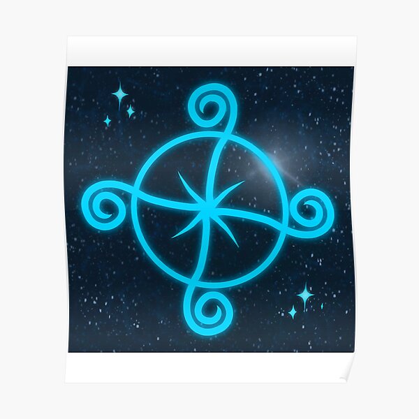 "Wizard101 - Ice Casting Symbol " Poster for Sale by GracieBelleMag ...