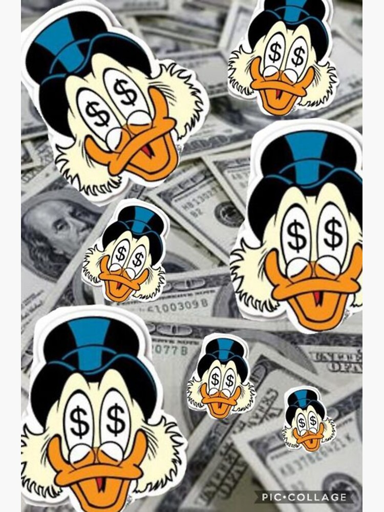 "Scrooge McDuck" Sticker for Sale by GEK-NERD | Redbubble