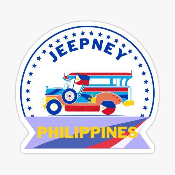 "Jeepney Philippines Decal" Sticker for Sale by Dekal | Redbubble