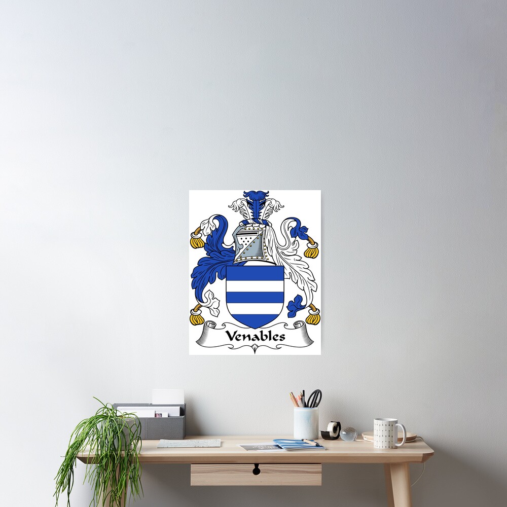 "Venables " Poster for Sale by HaroldHeraldry | Redbubble