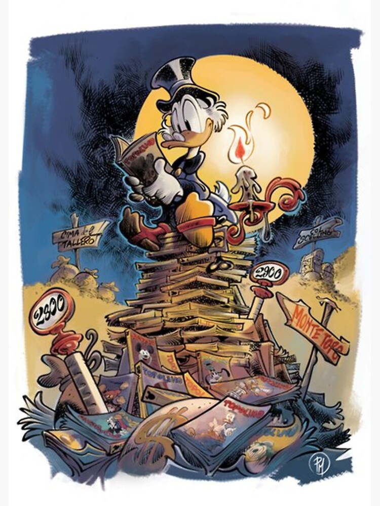 "Scrooge McDuck" Sticker for Sale by GEK-NERD | Redbubble