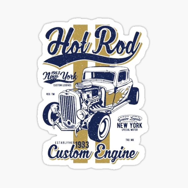 "Custom Motor Engine Artworks" Sticker for Sale by redyellowish | Redbubble