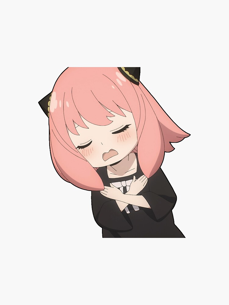 "anya sabishii" Sticker for Sale by jyushimatsu | Redbubble