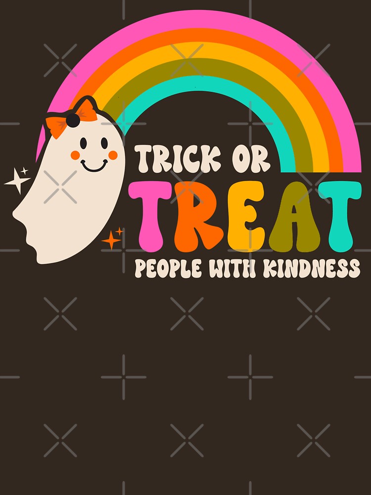 "Trick or Treat People With Kindness" Essential T-Shirt for Sale by ...