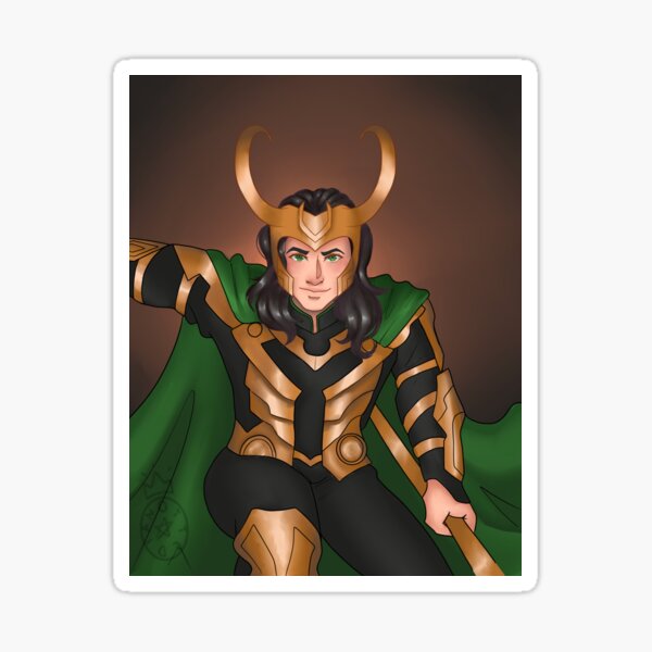 "Loki" Sticker for Sale by Ottedian | Redbubble
