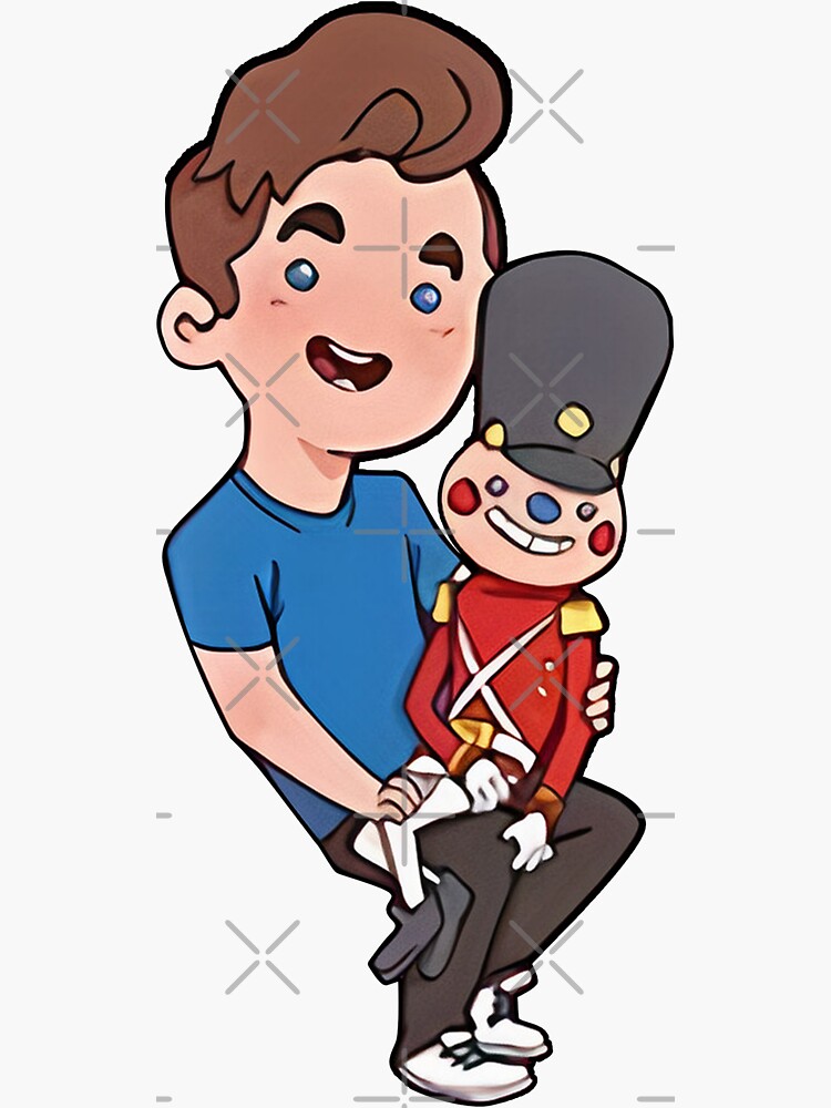 Pegatina «Danny Gonzalez Merch Cascanueces de dibujos animados» de ...