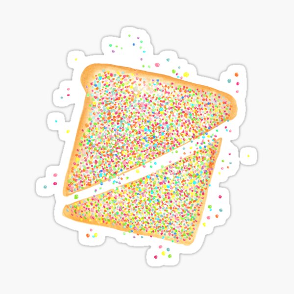 "Best Thing Since Fairy Bread - Blue" Sticker for Sale by makemerriness ...