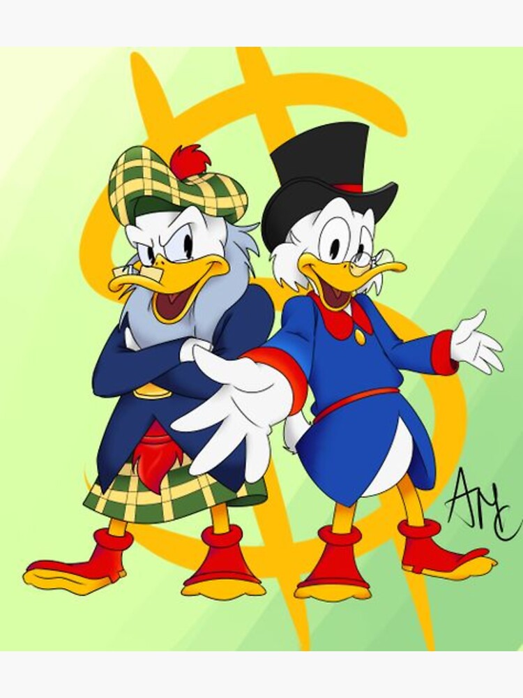 "Scrooge McDuck" Sticker for Sale by GEK-NERD | Redbubble