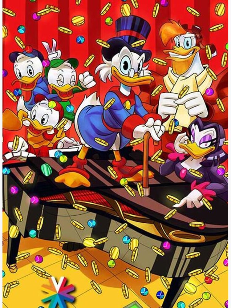 "Scrooge McDuck" Sticker for Sale by GEK-NERD | Redbubble