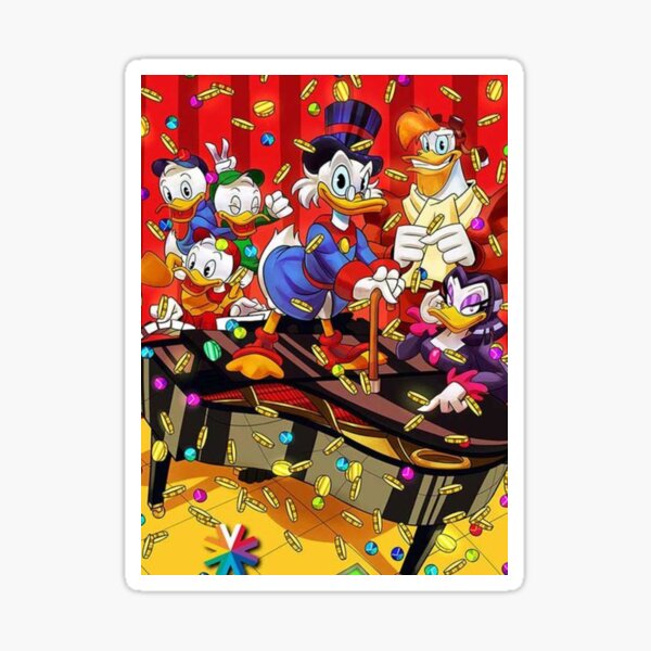 "Scrooge McDuck" Sticker for Sale by GEK-NERD | Redbubble