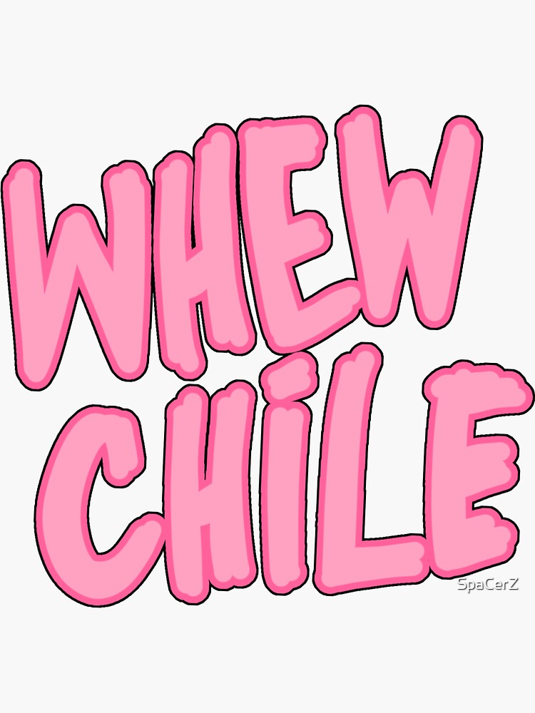 "Uni Whew Chile sticker" Sticker for Sale by SpaCerZ | Redbubble