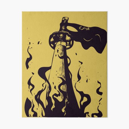 "Yami Sukehiro katana black clover" Art Board Print for Sale by ...