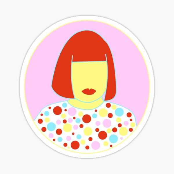 Yayoi Kusama Stickers | Redbubble